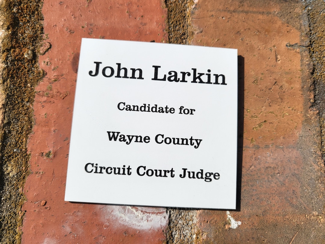 Custom Plastic Name Plate - Personalized Office Door Sign - Adhesive ...