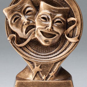 Personalized 6" Drama Trophy, Best Girlfriend Award, Best Boyfriend ...