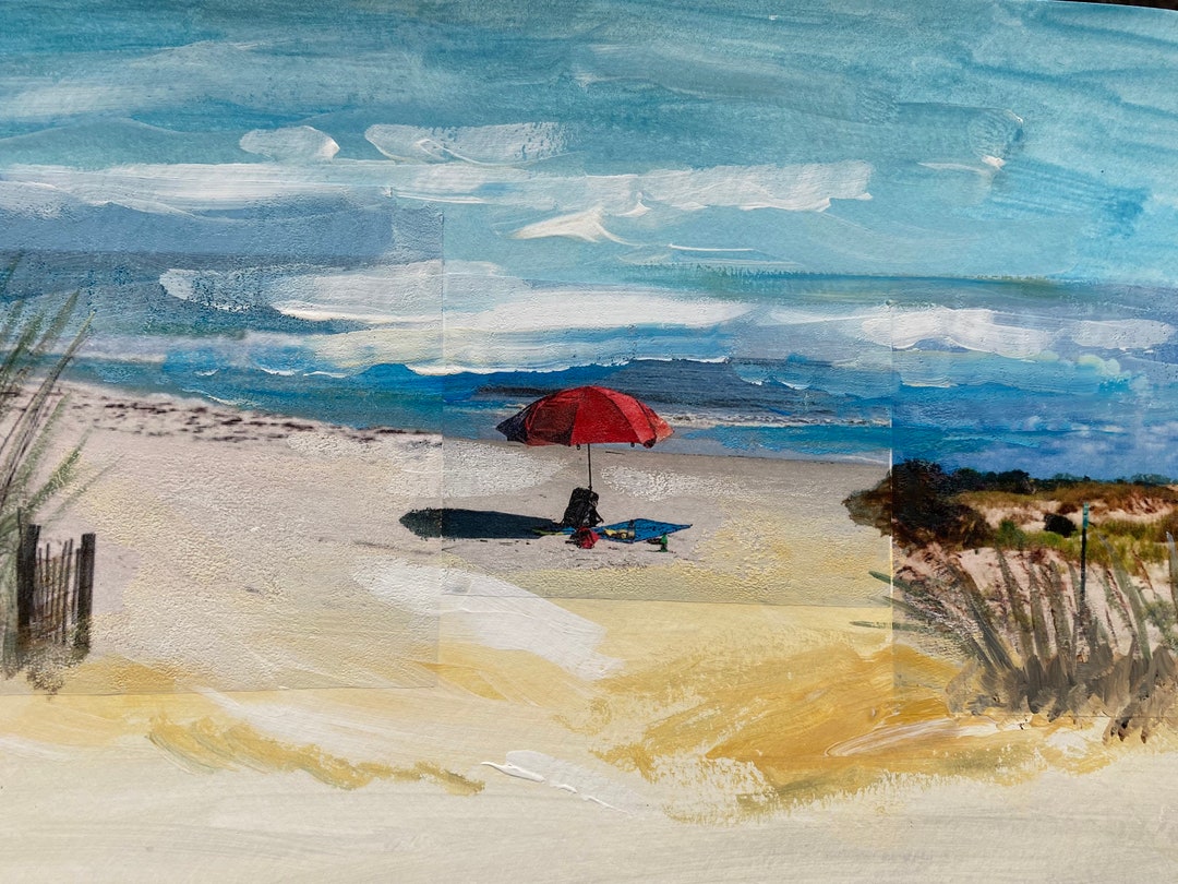 Beach Painting: St. Simons - Etsy