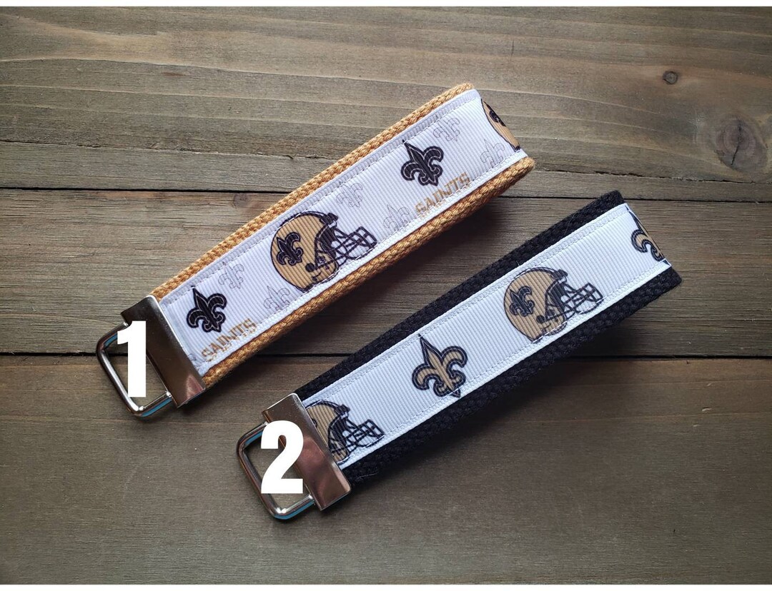 New Orleans Saints Keychain / Ribbon Keychain / Ribbon Keyfob / Teacher ...
