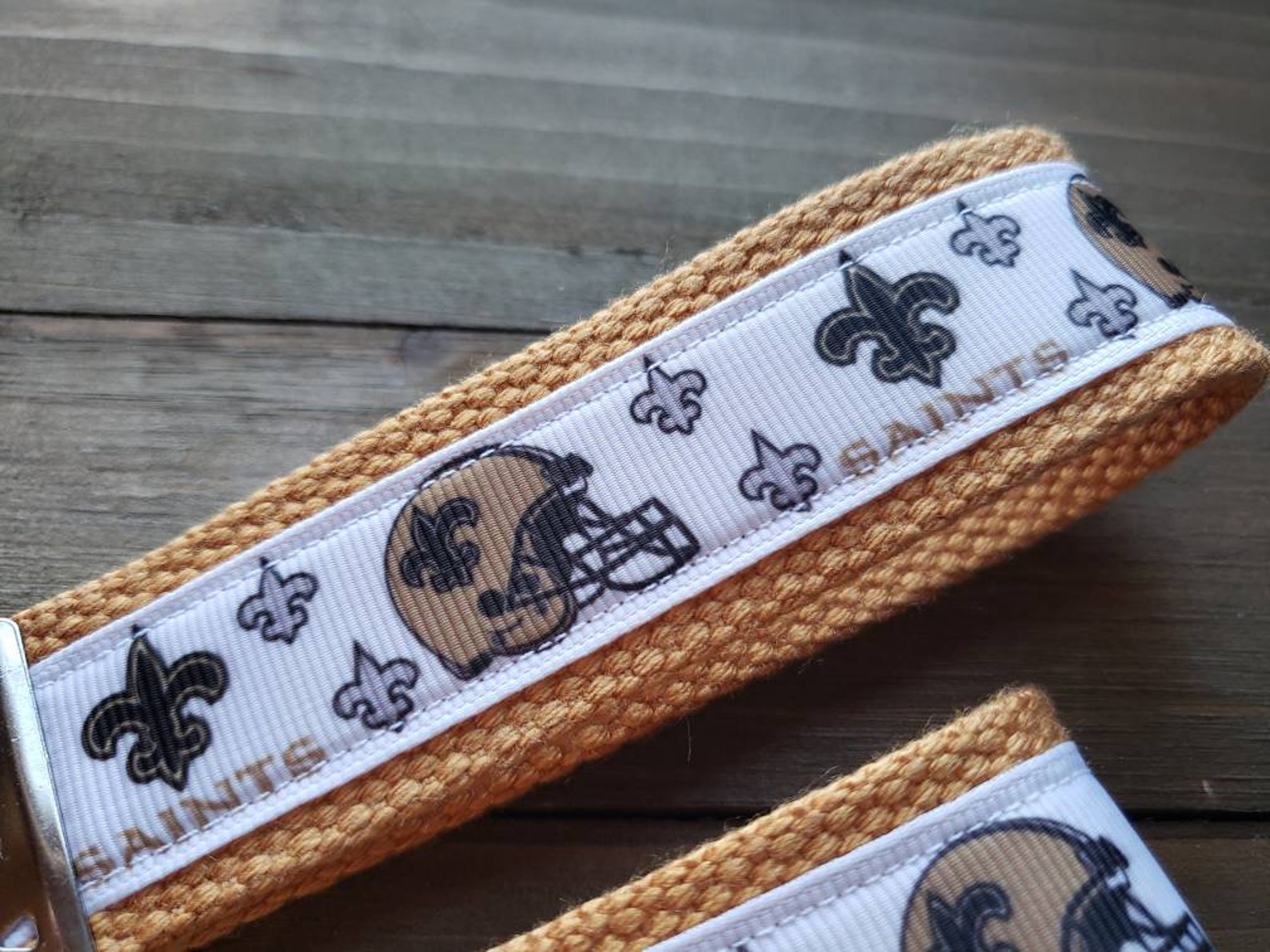New Orleans Saints Keychain / Ribbon Keychain / Ribbon Keyfob / Teacher ...