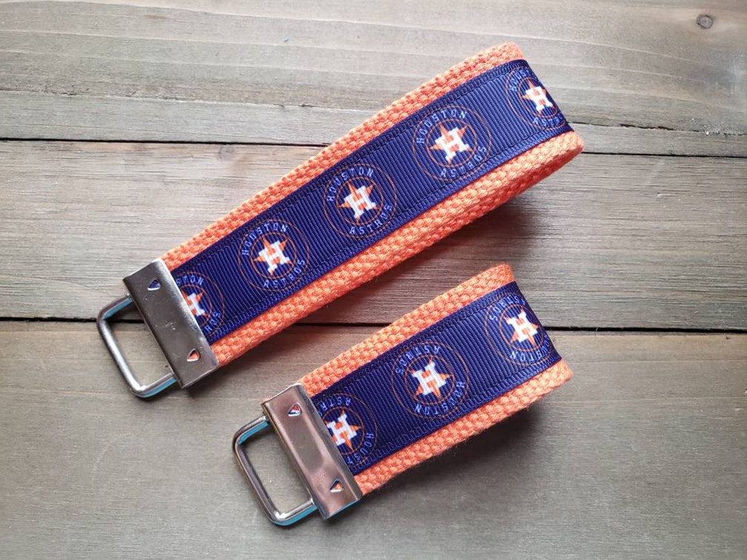 Houston Astros Keychain / Wristlet / Ribbon Keychain / Ribbon Keyfob ...