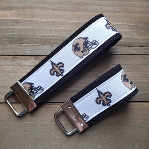 New Orleans Saints Keychain / Ribbon Keychain / Ribbon Keyfob / Teacher ...