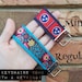 Thin Blue Line, Police & Fire Keychain / Ribbon Keychain / Ribbon ...