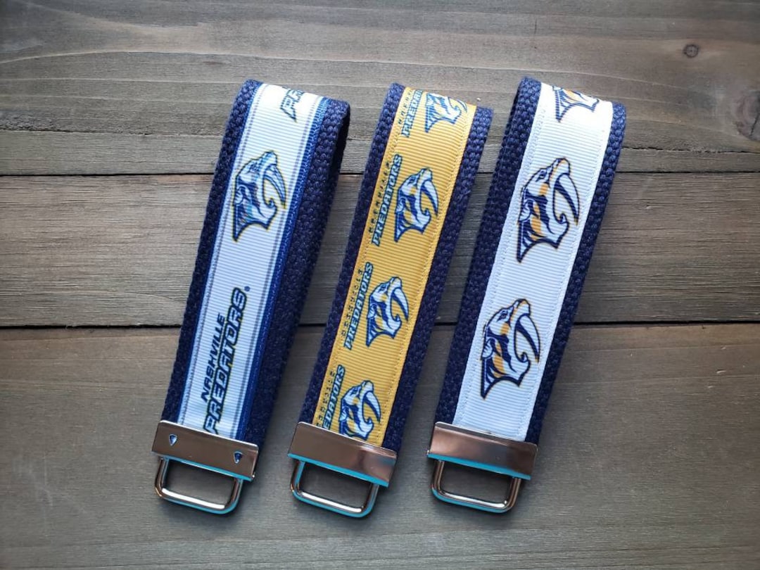 Nashville Predators Keychain / Wristlet / Ribbon Keychain / Ribbon ...