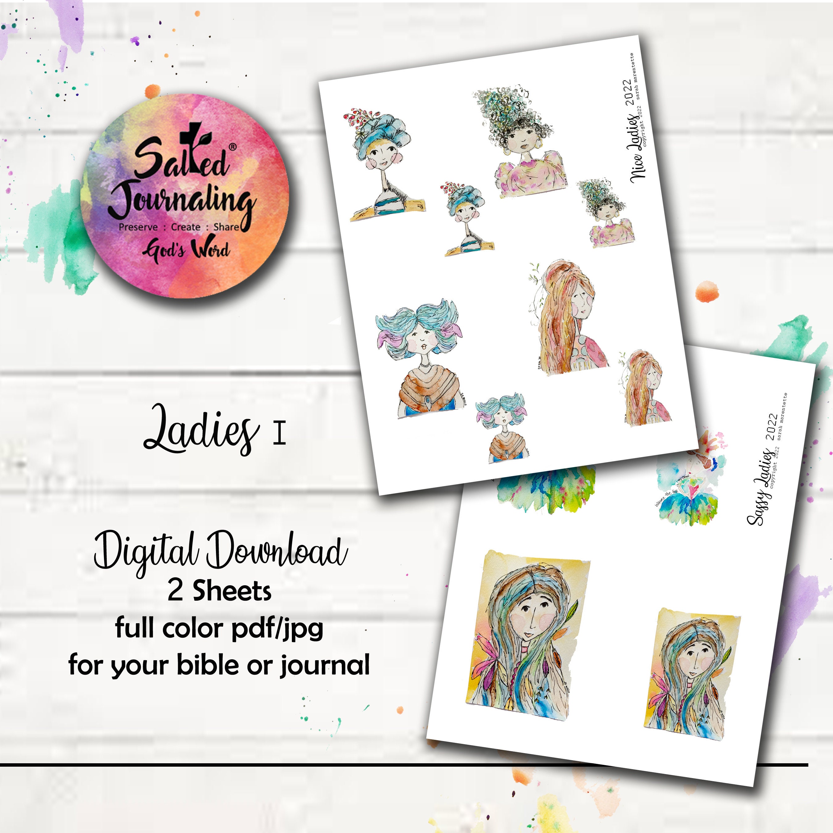 Ladies Digital File - Etsy