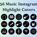 Music Instagram Highlight Covers | Musician Branding | Instant Download ...