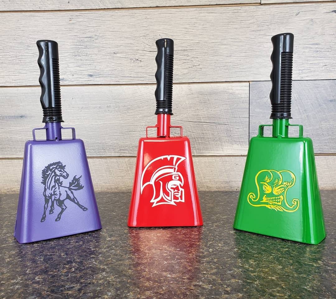 Cowbell, Custom Powdercoated Team Colors and Logos, Personalized ...
