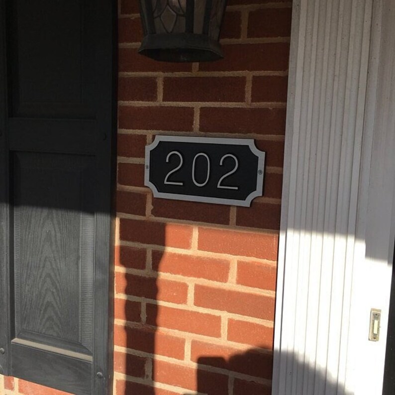 Custom House Number Sign: Traditional William 11 3/4 X - Etsy