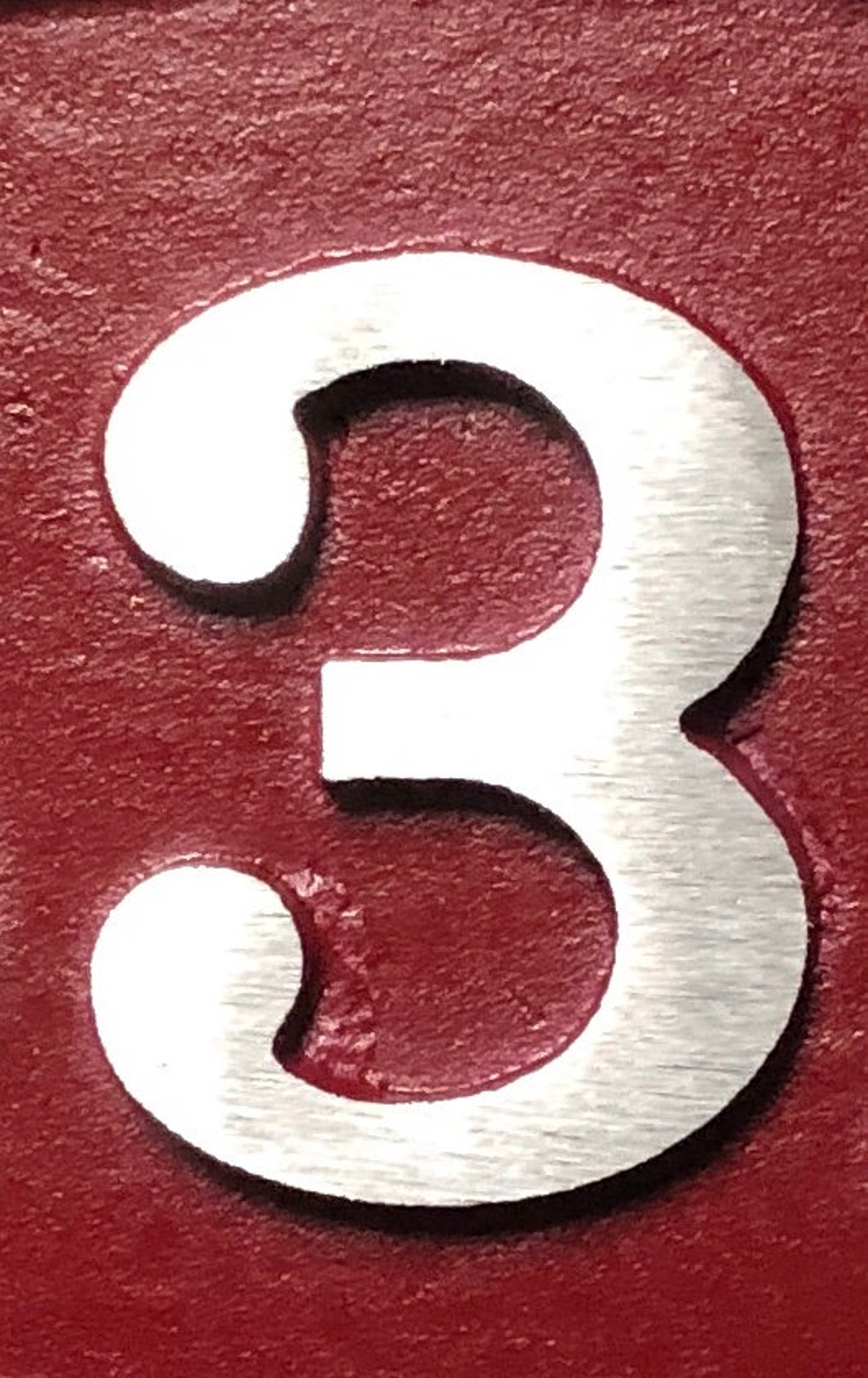 Custom House Numbers: Traditional Horizontal Aluminum | Etsy