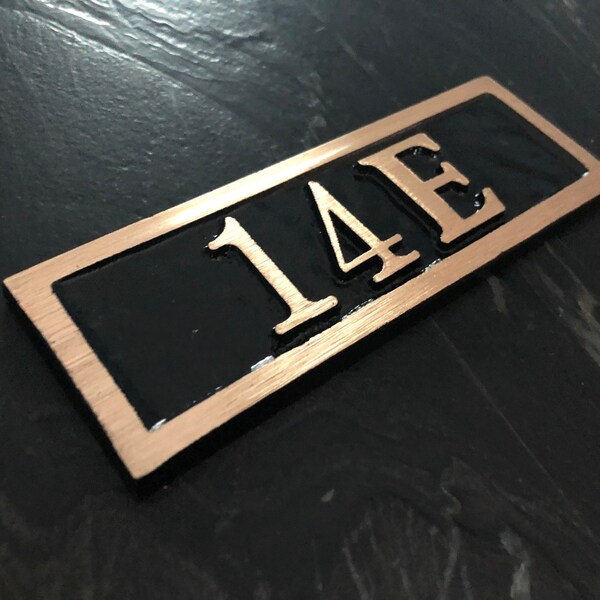 Metal Number 4 Sign - Etsy