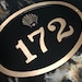 White Sands Seashell Custom House Numbers 12 3/8" X 9" - Etsy