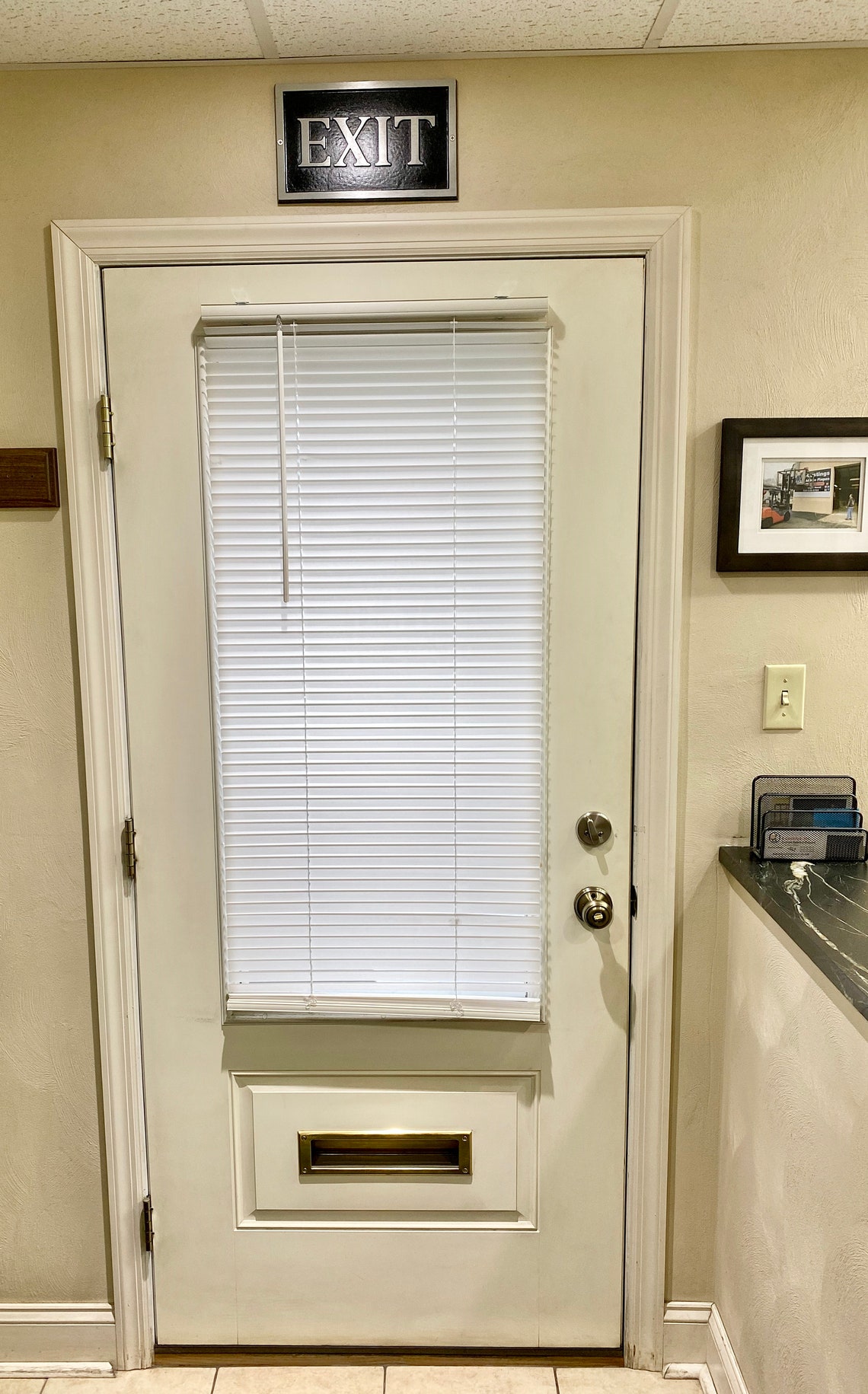 Exit Door or Wall Sign, Modern Series, Aluminum Sign 11 1/2" X 1/2" X 7 ...