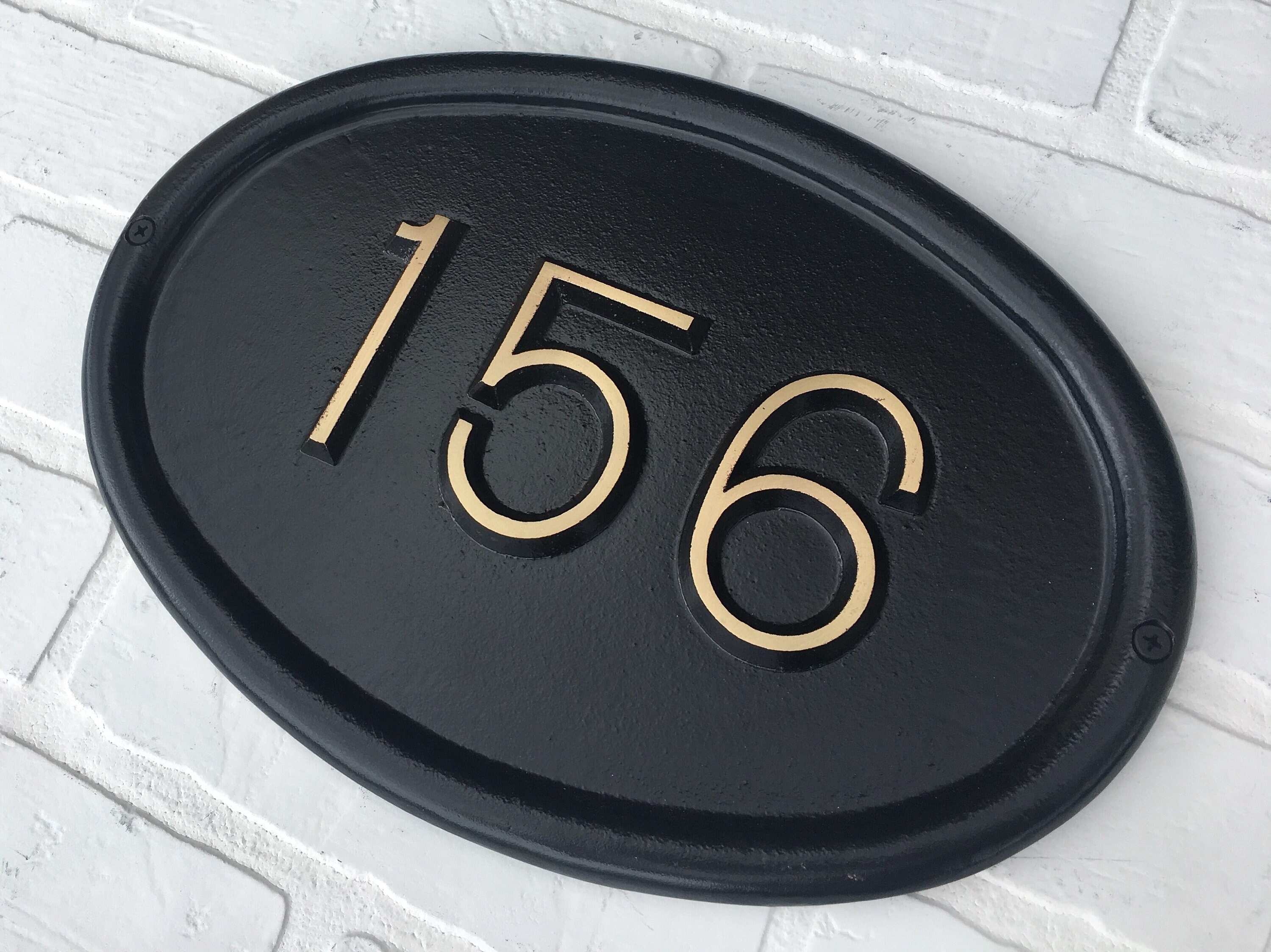 Custom House Number SignCustom Address Plaque: Traditional | Etsy
