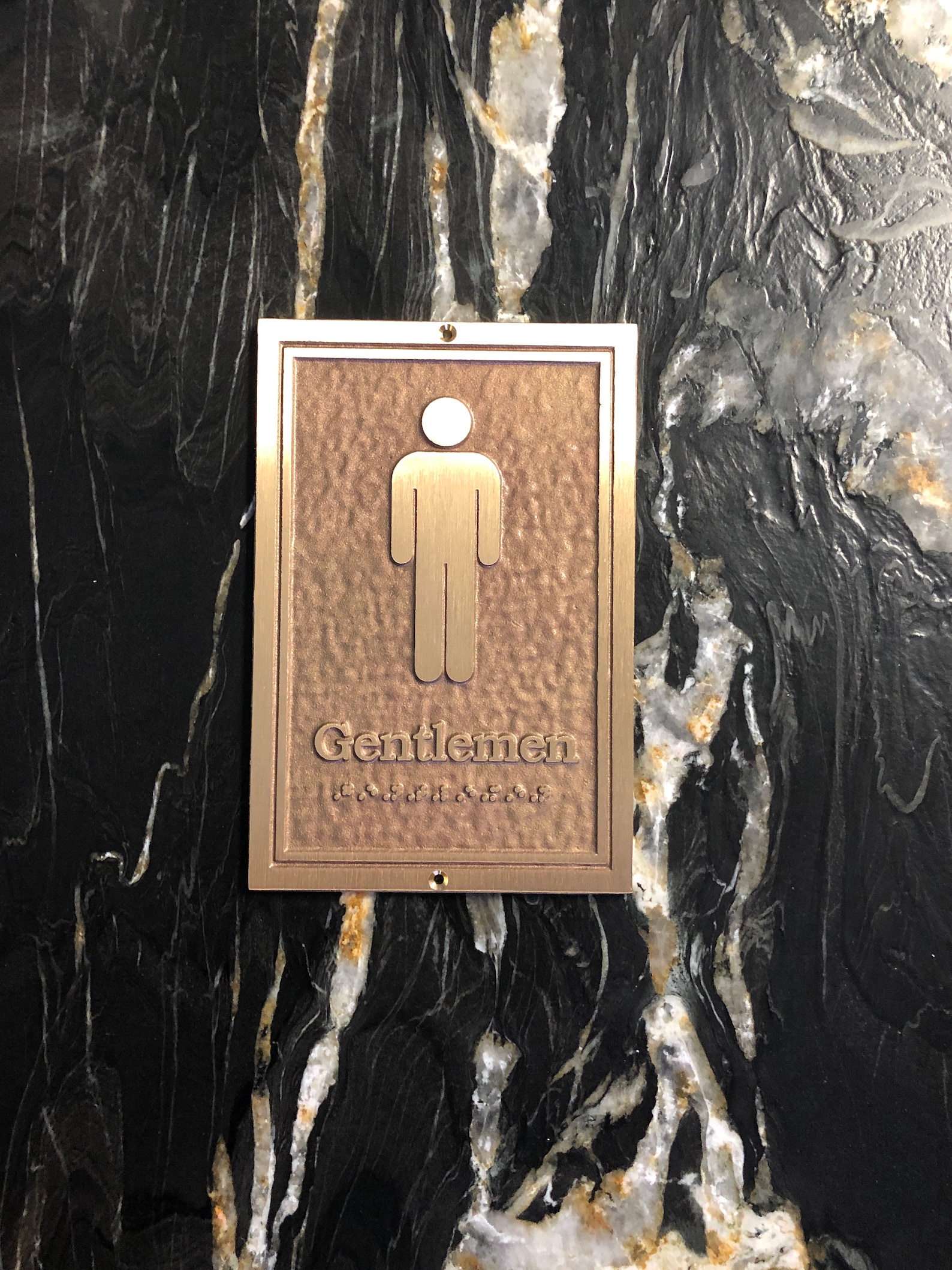 Ladies and Gentlemen Restroom Sign Set: Door or Wall Sign - Etsy