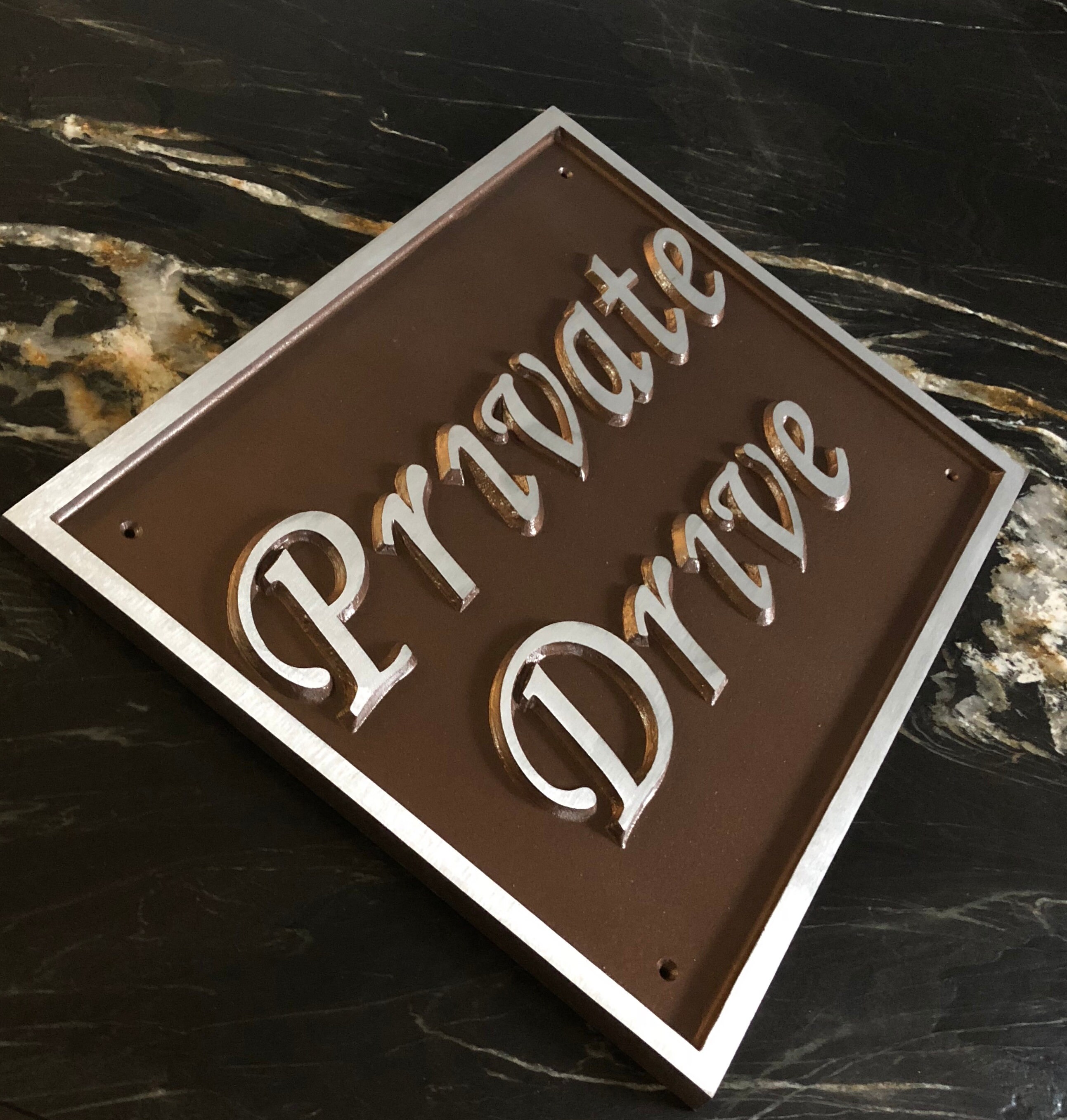 Private Drive Sign Rust-free Solid Aluminum 19 X | Etsy