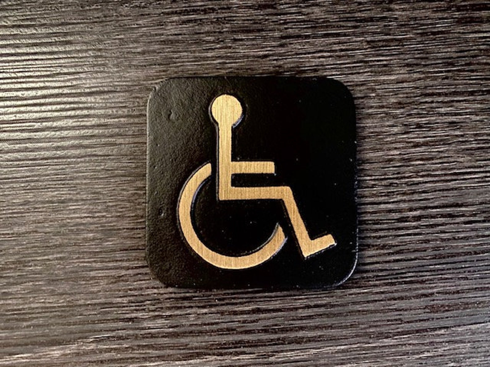 Brass Handicap Sign 3 X 3/16 X 3 | Etsy