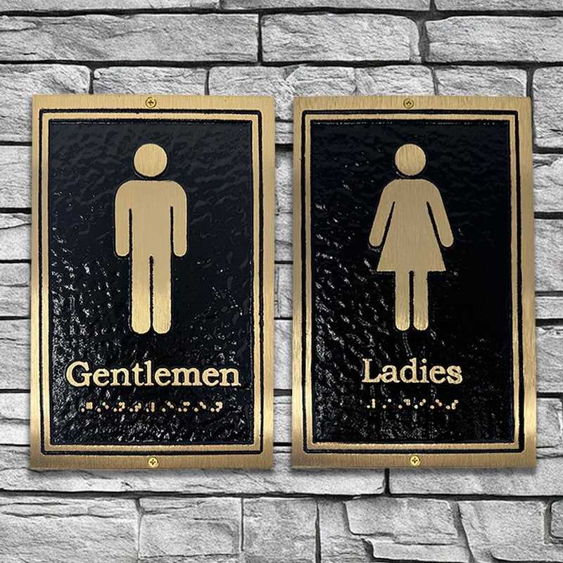 Women Only Bathroom Sign - Etsy