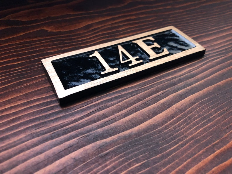 Custom House Number Sign Address Door Number Plaque: Small | Etsy