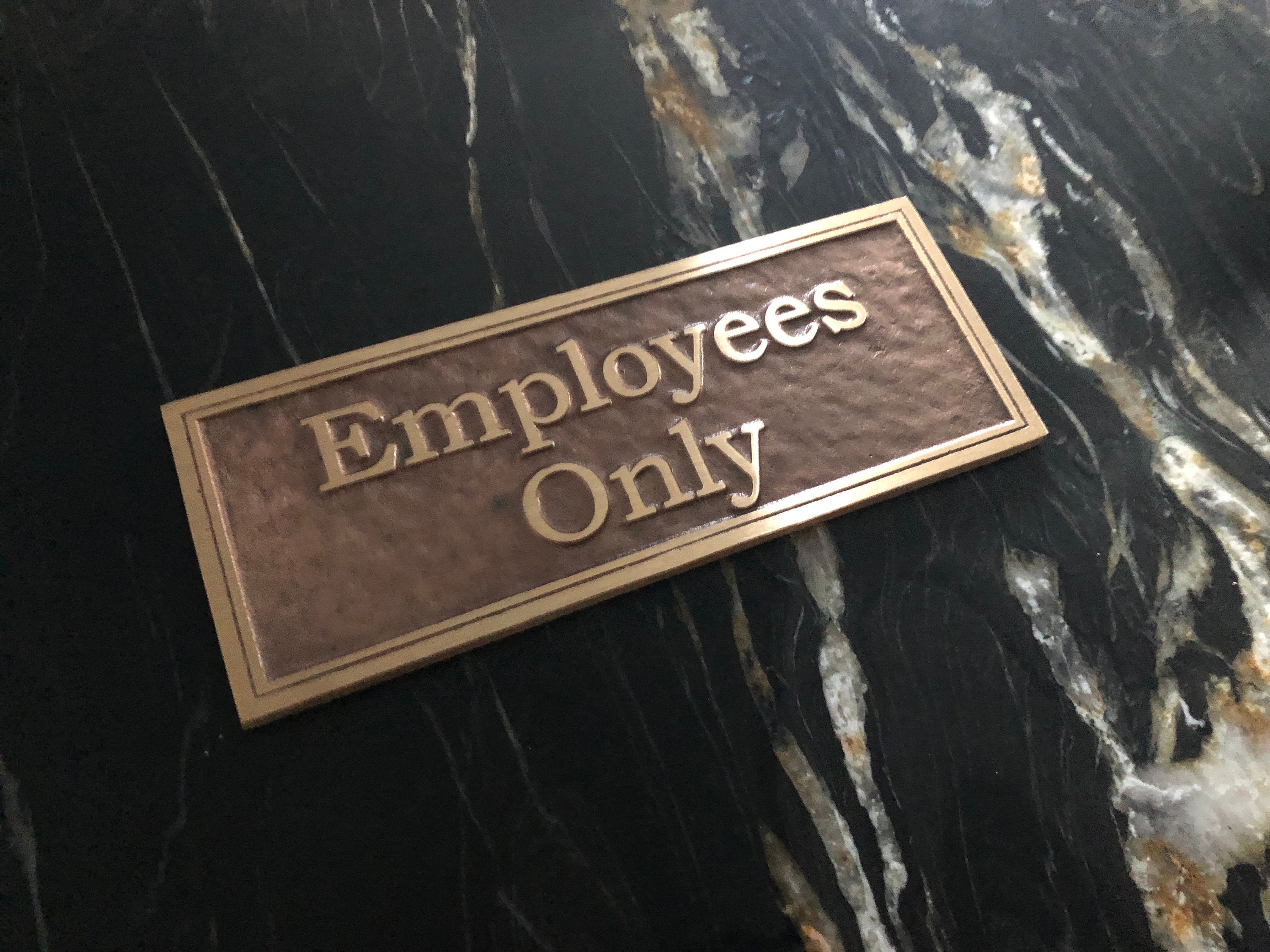 Employees Only: Door or Wall Sign Contemporary Series Vintage - Etsy