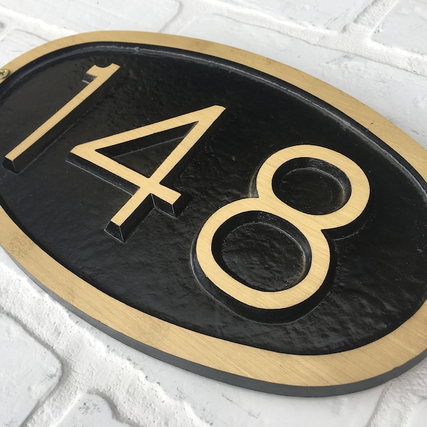 Brass House Numbers - Etsy