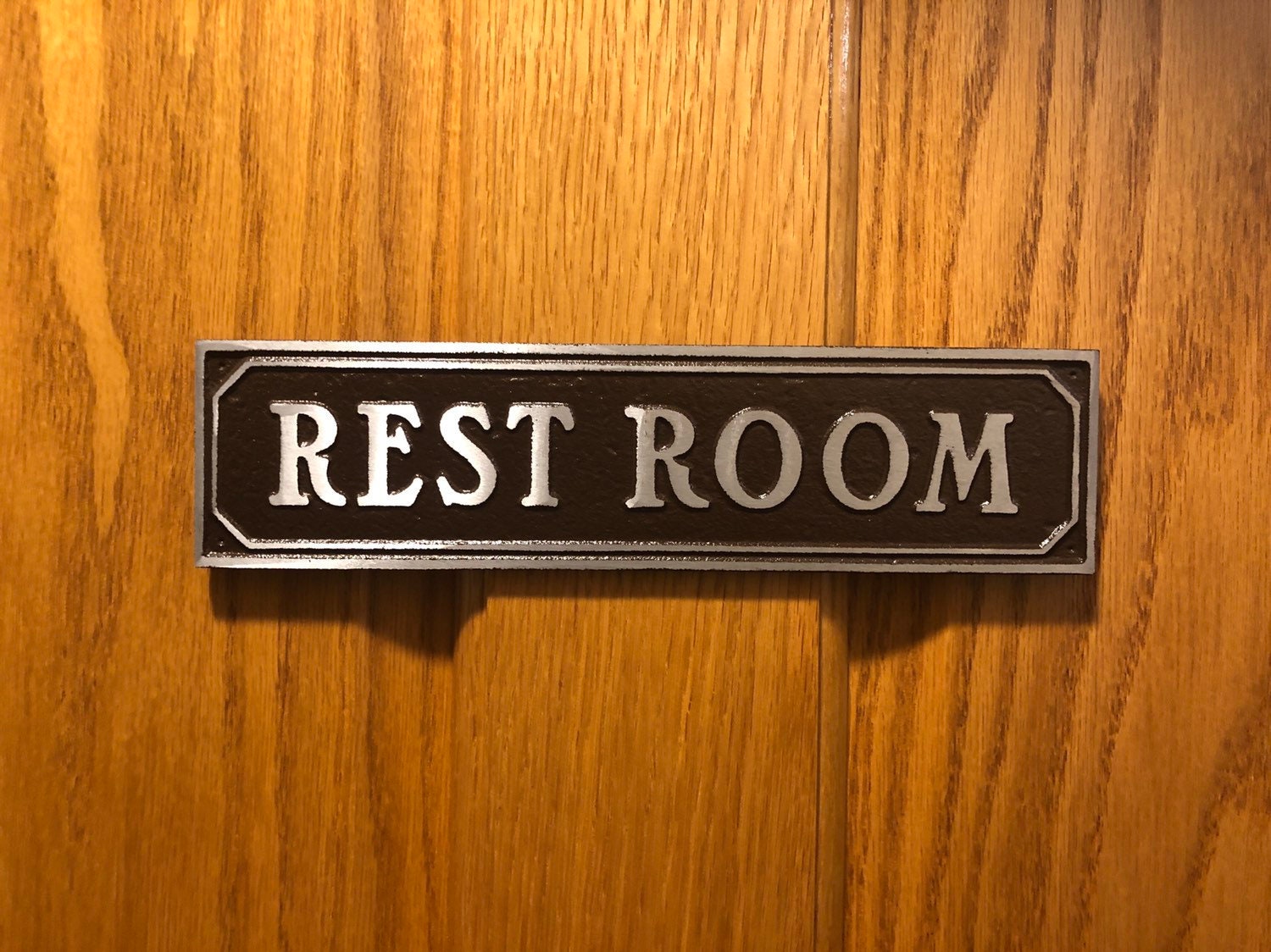 Restroom: Rustic Farmhouse Series Polished Finish Aluminum | Etsy