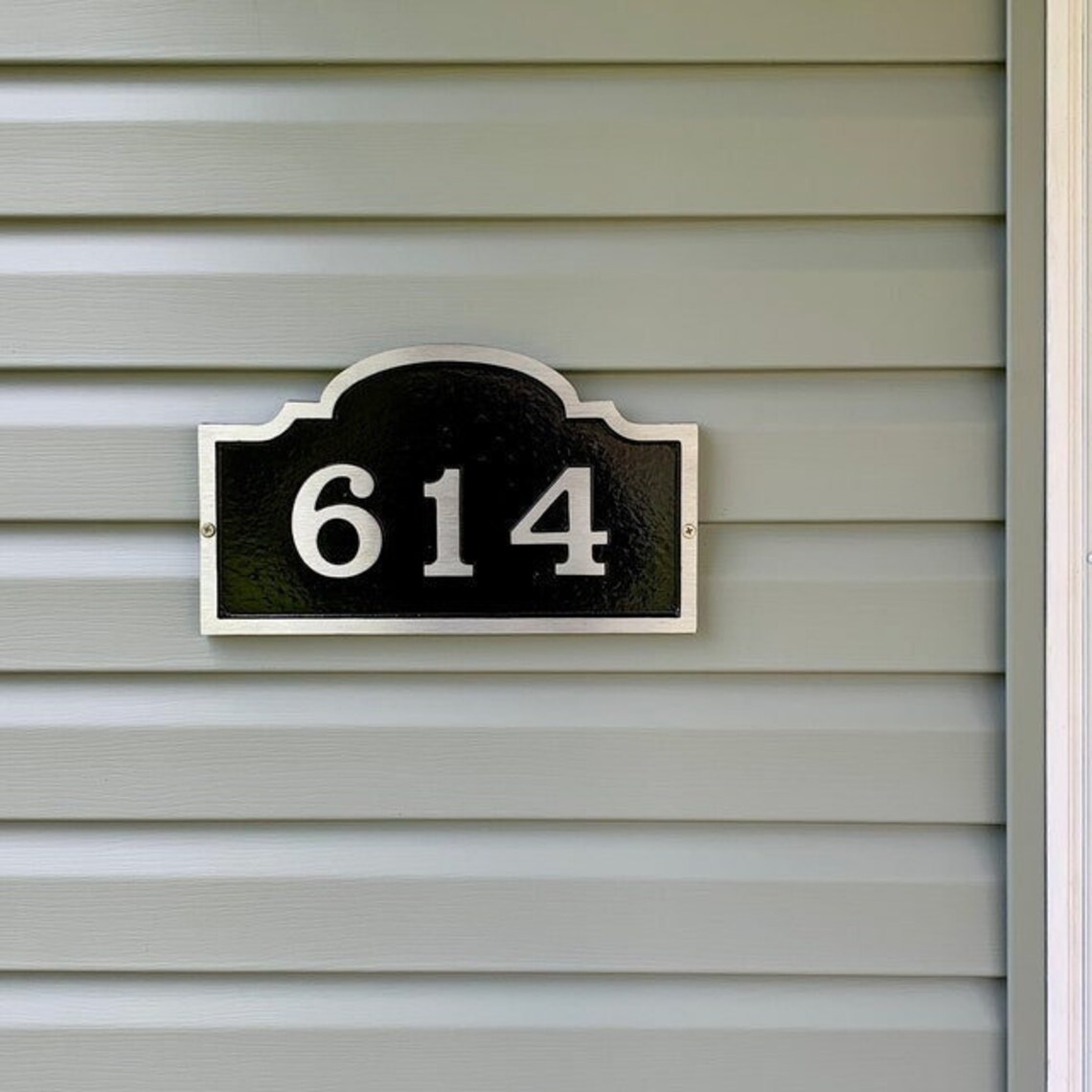Custom Aluminum House Numbers: Horizontal Casa Palmer Solid - Etsy