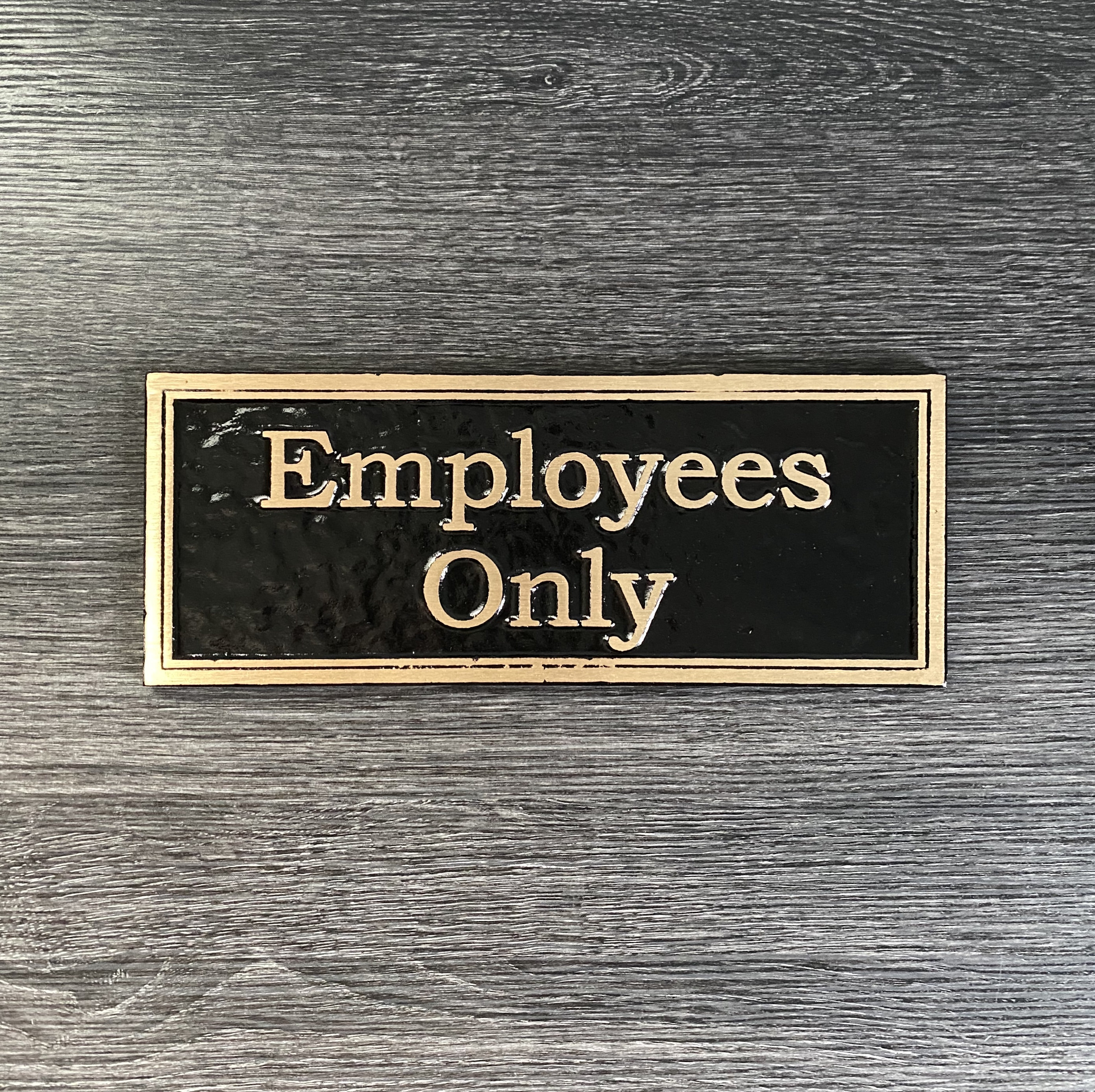 Employees Only: Door or Wall Sign Contemporary Series Vintage - Etsy