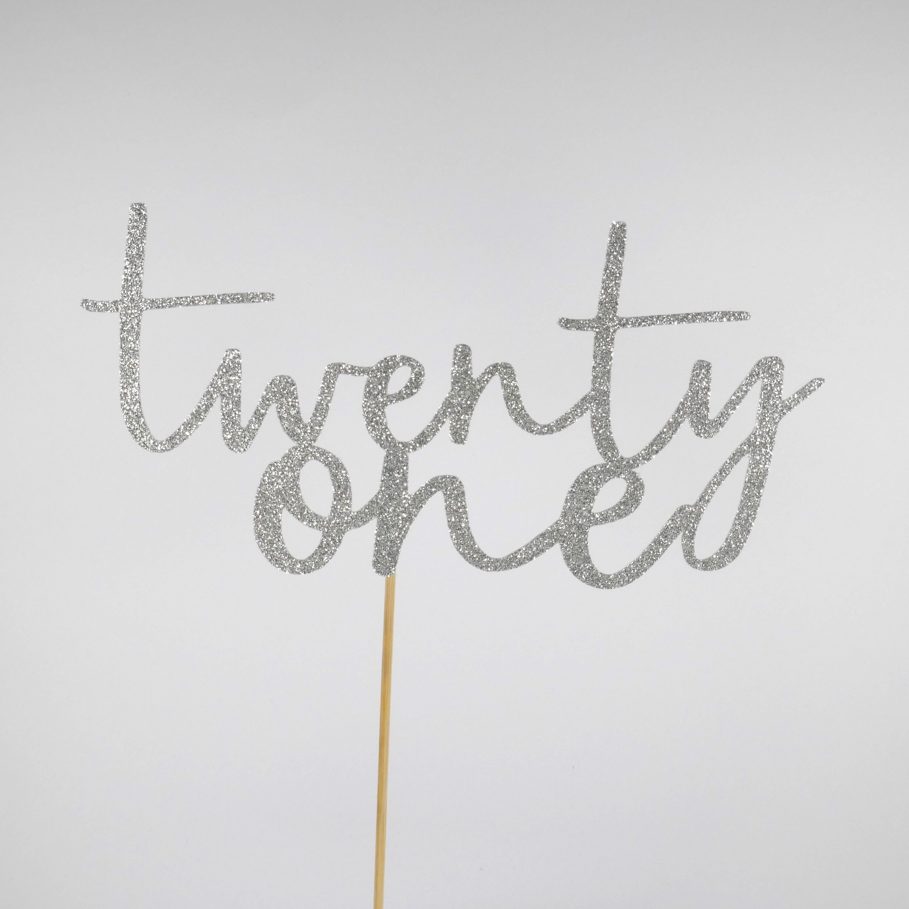 Twenty First Cake Topper 21st Birthday Cake Topper Twenty - Etsy Australia
