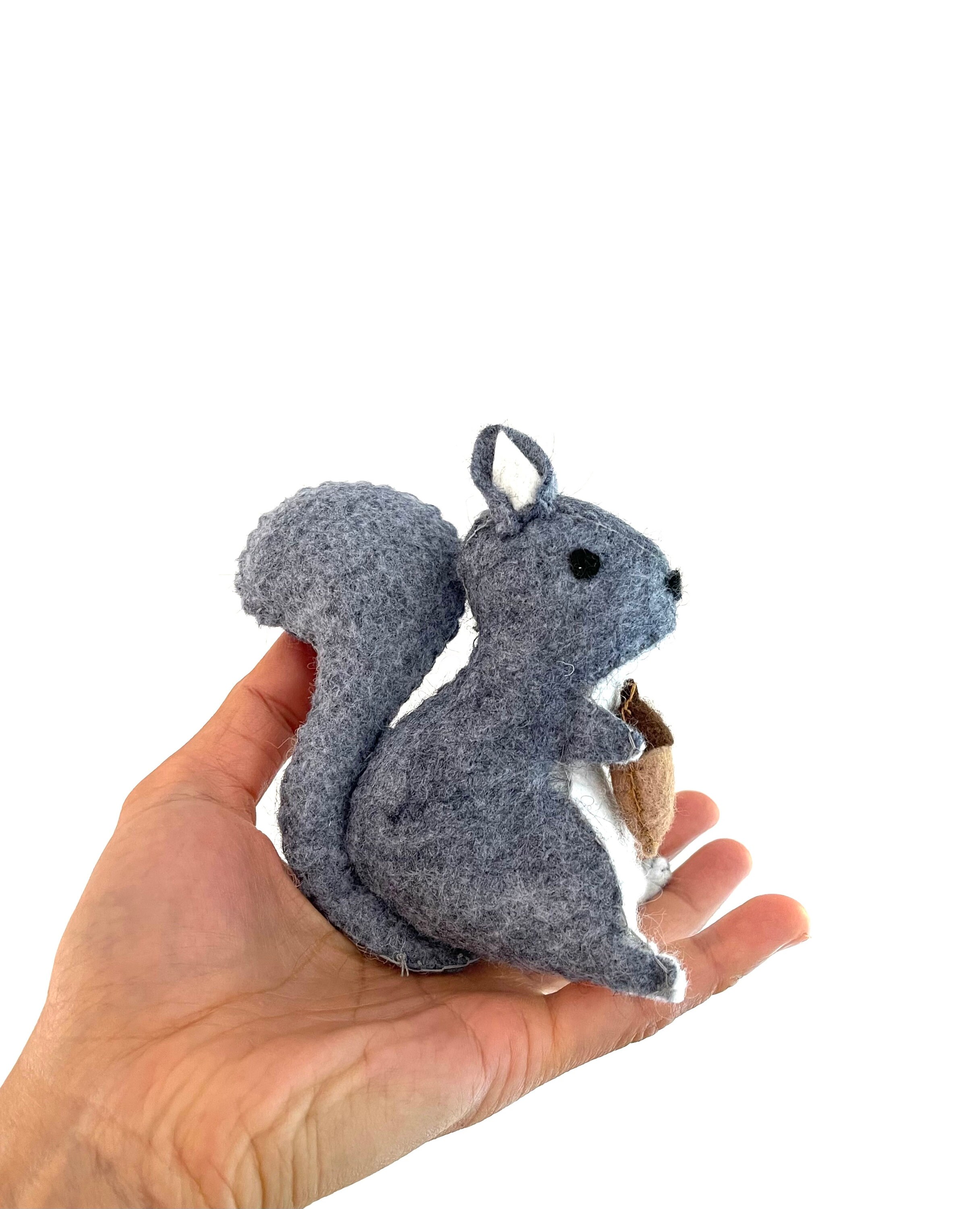 Sammy the Squirrel Felt Sewing Pattern / PDF Download / Squirrel Plush ...