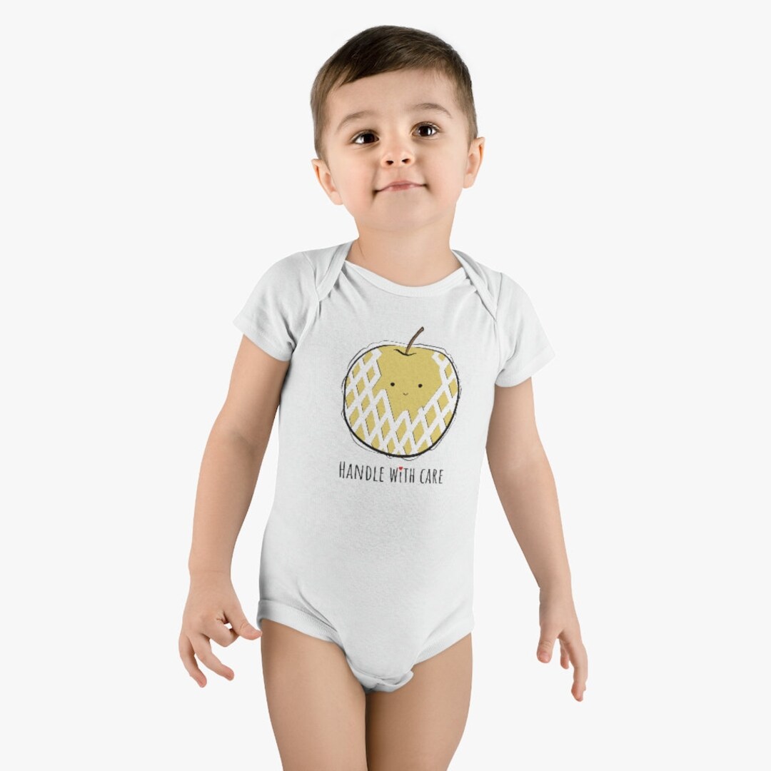 Handle With Care Korean Pear Baby Short Sleeve Onesie® - Etsy