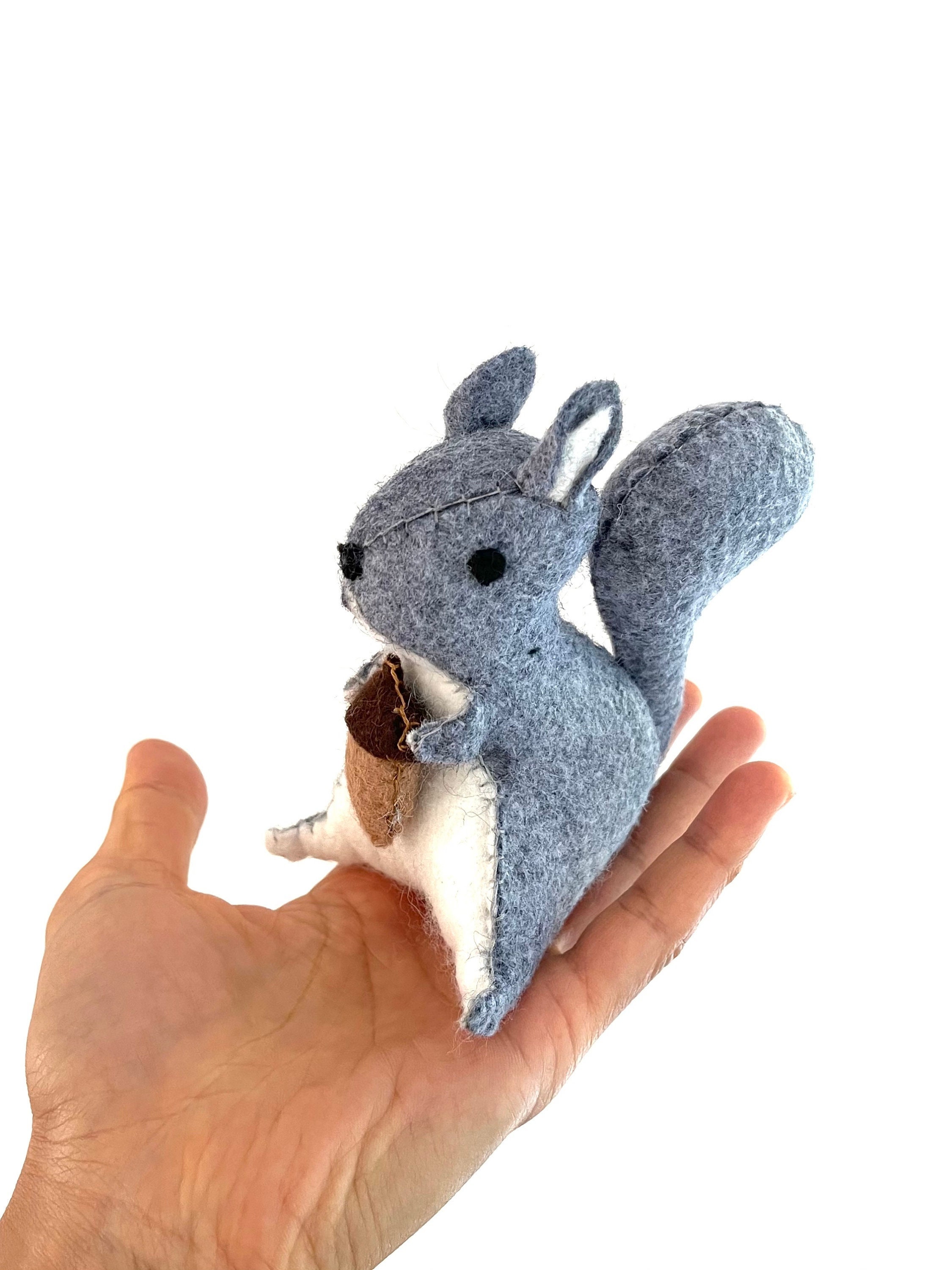 Sammy the Squirrel Felt Sewing Pattern / PDF Download / Squirrel Plush ...