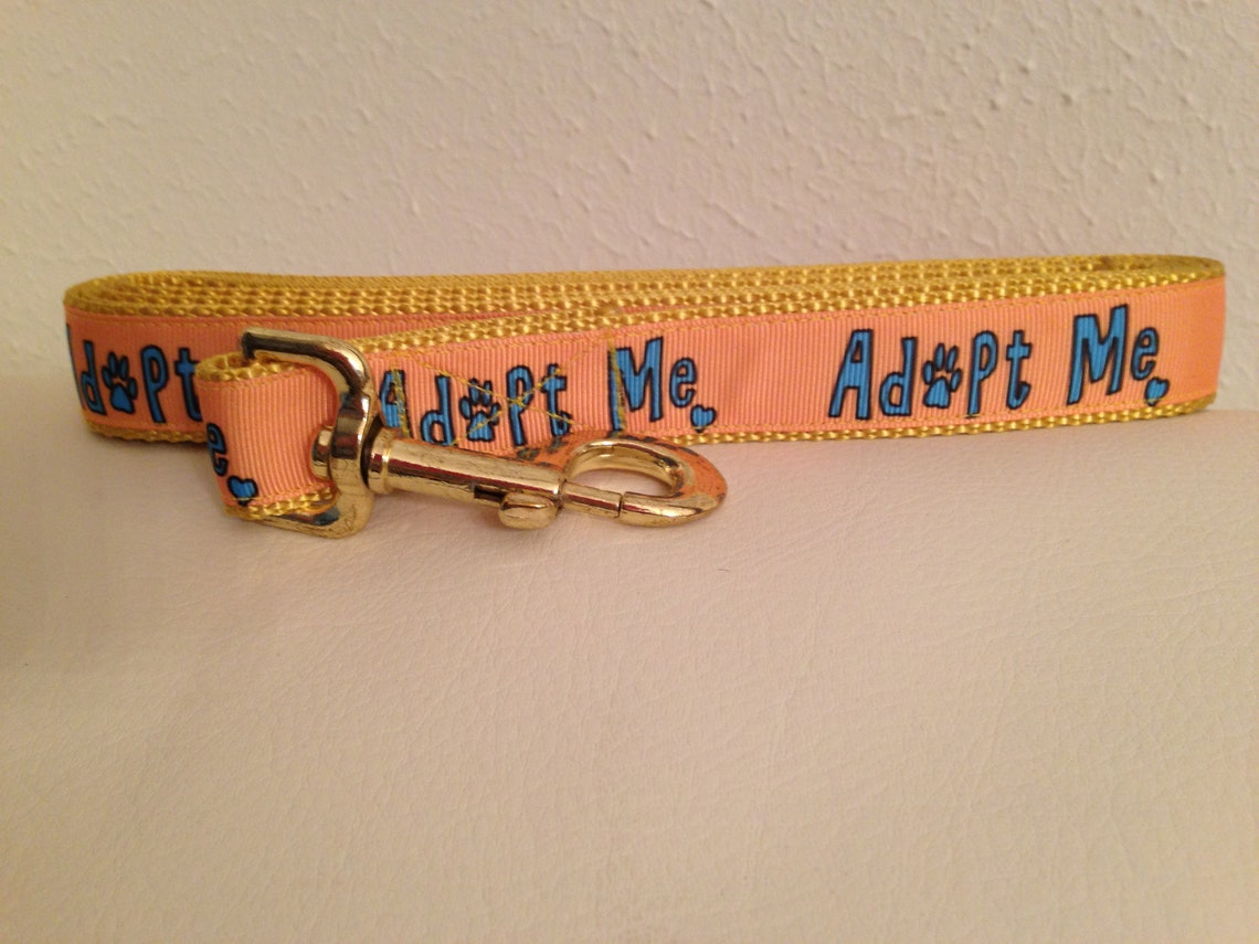 Irene's Special "adopt Me" Leash, 6 Ft Leash, for Rescue, Shelter and ...