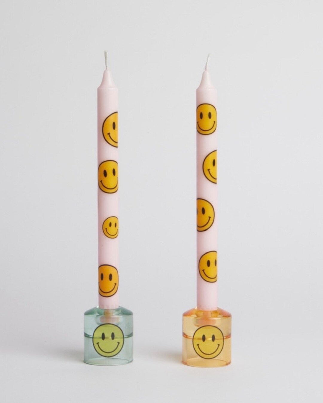 Smiley Face Dinner Candles - Etsy