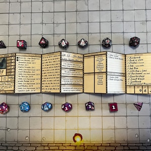 D&D 5e Mini Character Sheet, Pocket Size Digital Download - Etsy