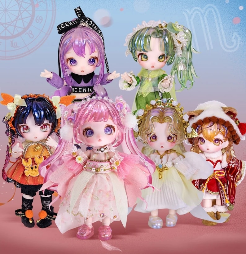 OB11 Doll 13 Ball Joint Body Zodiacs Series Collectible Cute Animal ...