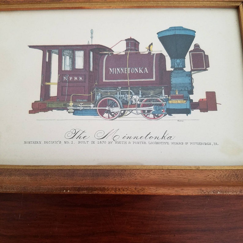 The Minnetonka Northern Pacific No. 1 Locomotive Built 1870 | Etsy The Minnetonka Northern Pacific No. 1 Locomotive Built 1870 | Etsy