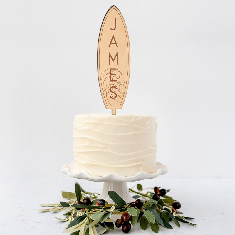 Surfing Cake Topper - Etsy