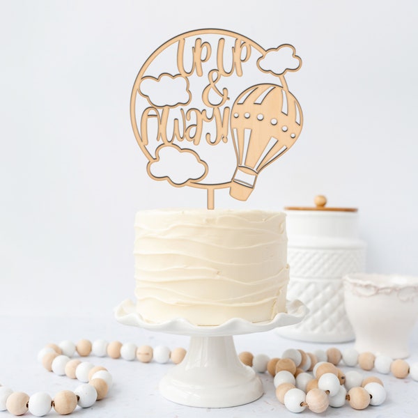 Hot Air Balloon Cake Topper - Etsy