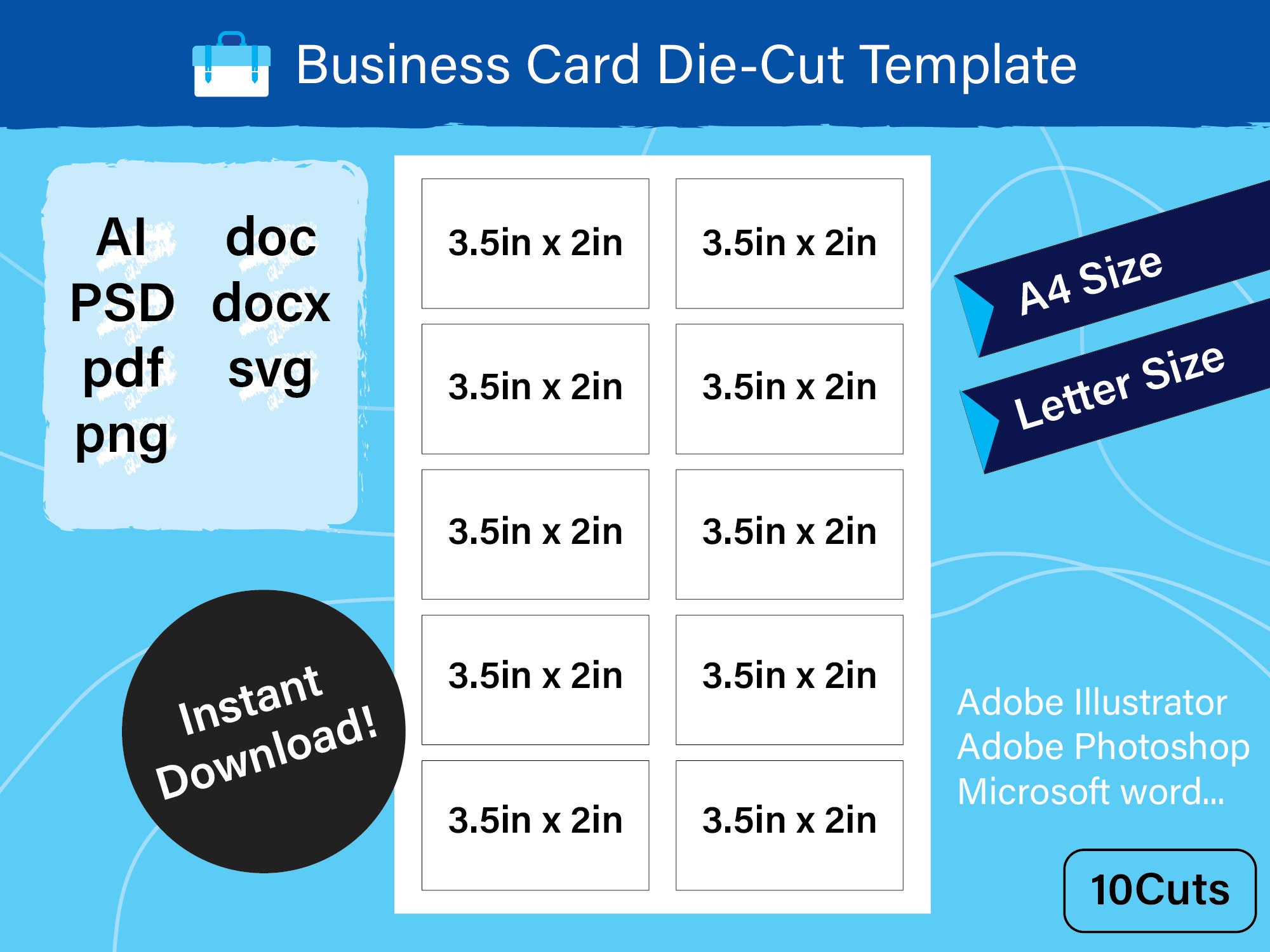 Microsoft Excel Business Card Template
