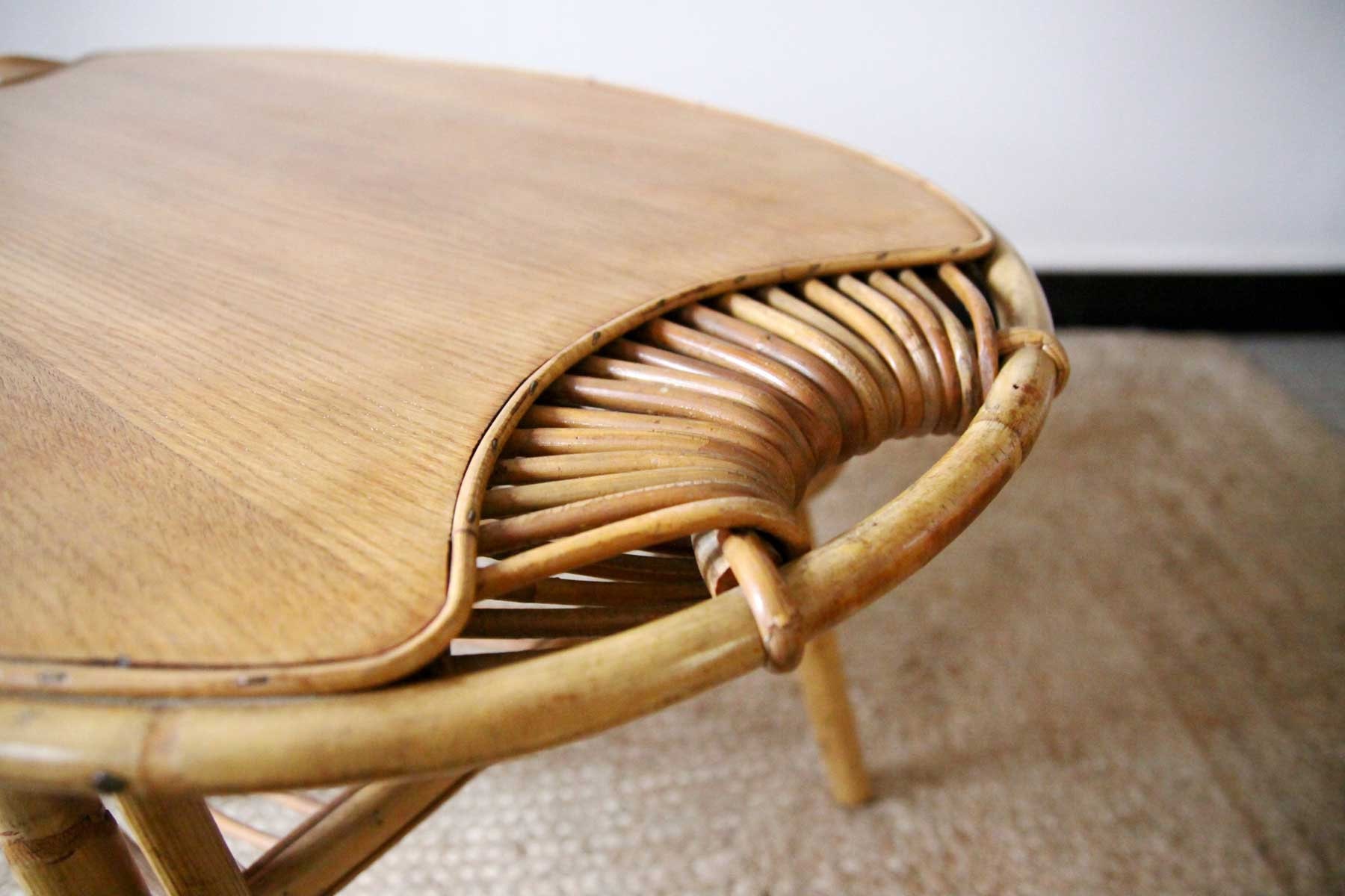 Rattan Coffee Table Janine Abraham - Etsy