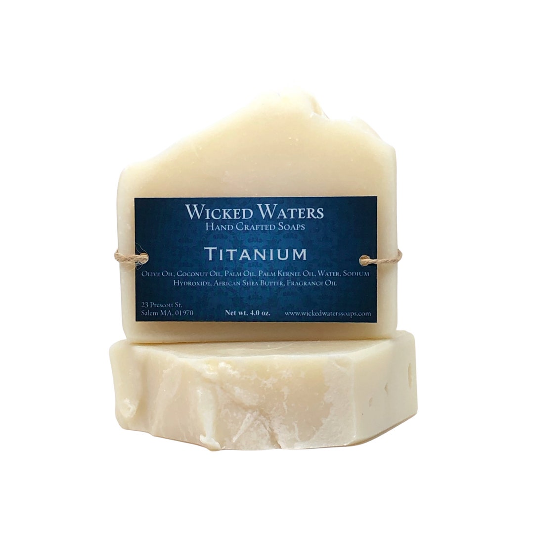 TITANIUM Handcrafted Soap Cold Process Mens Soap Luxury - Etsy