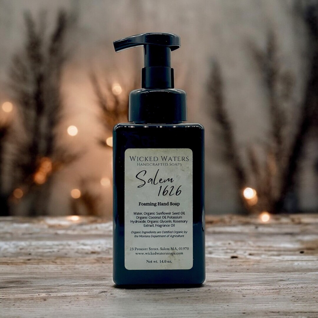 SALEM 1626 Foaming Hand Soap | Salem Massachusetts | Halloween Soap ...