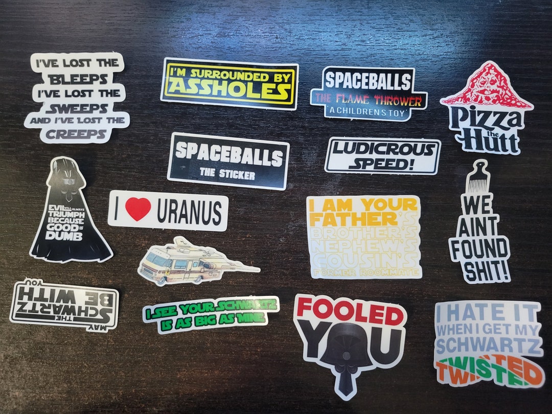 Spaceballs the Stickers Inspired Set - Etsy