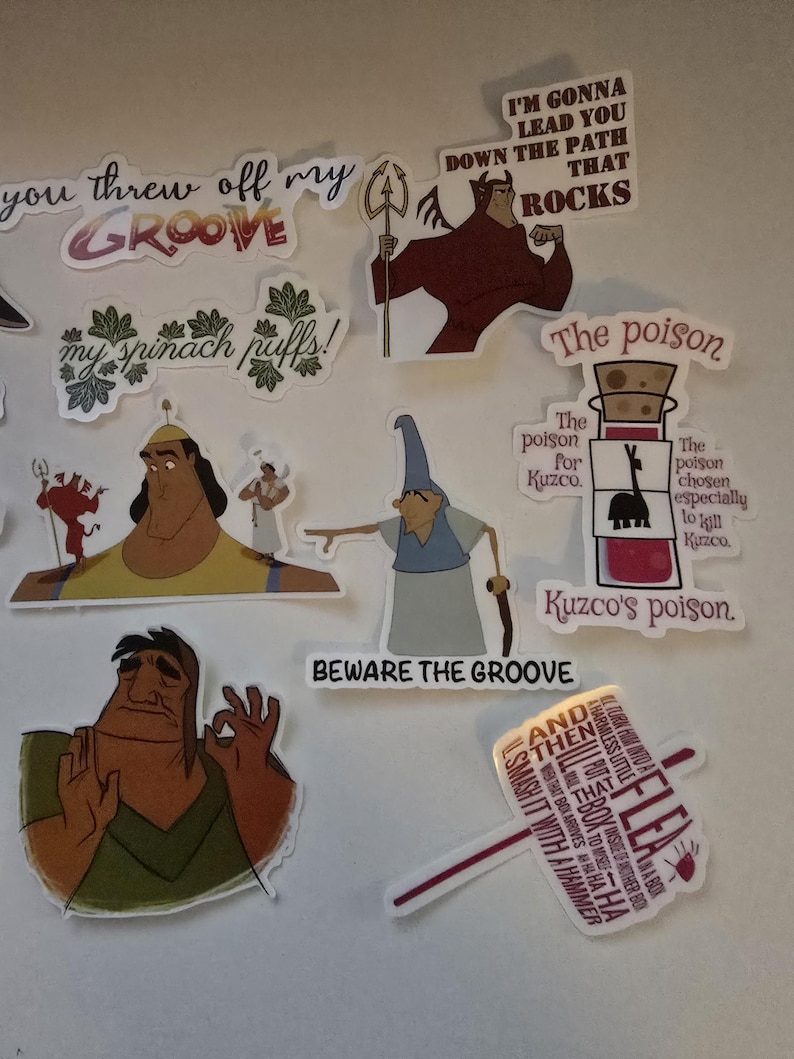 Emperor's New Groove Inspired Sticker Pack - Etsy