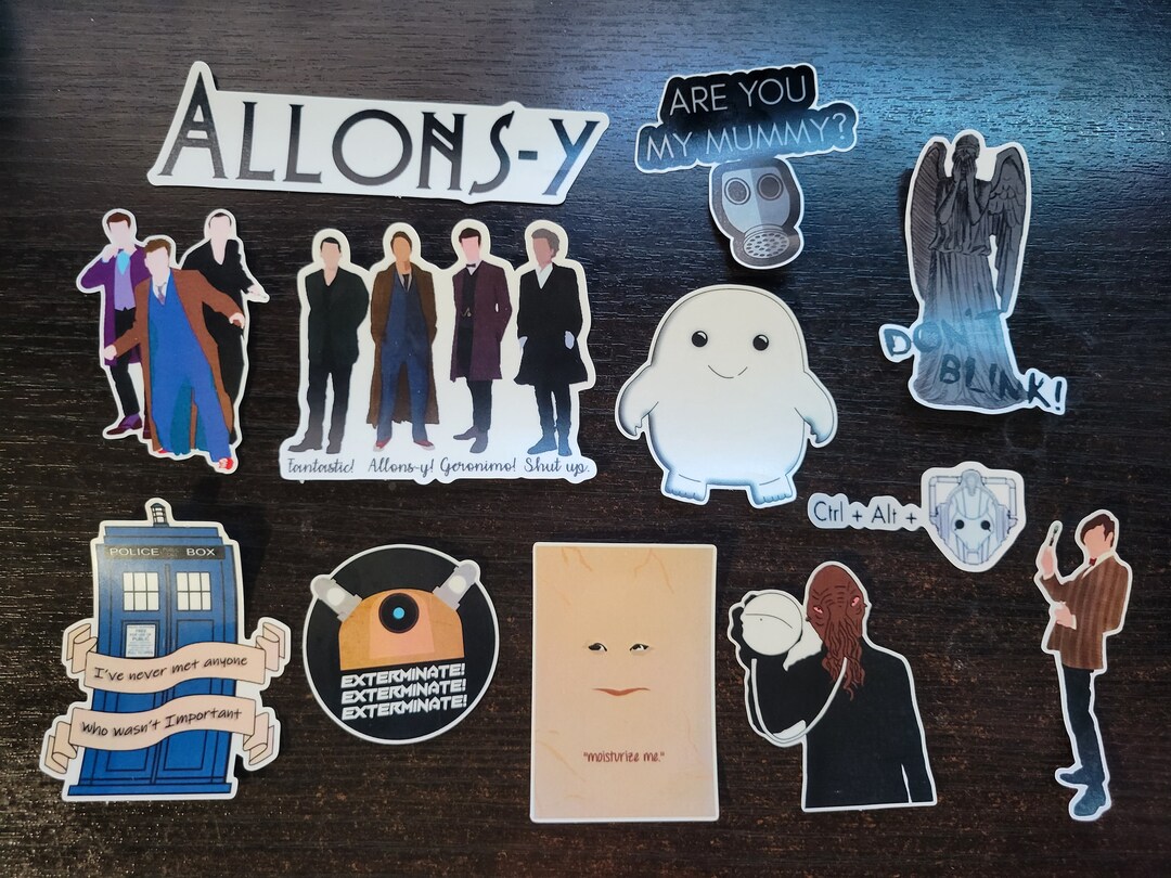 Dr. Who Inspired Sticker Set #2 - Etsy