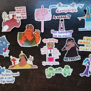 Emperor's New Groove Inspired Sticker Pack - Etsy