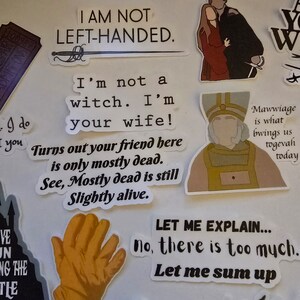 Princess Bride Inspired Sticker Set - Etsy