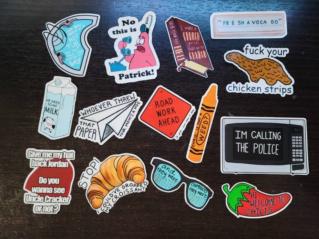 Nostalgic Vine Sticker Pack - Etsy