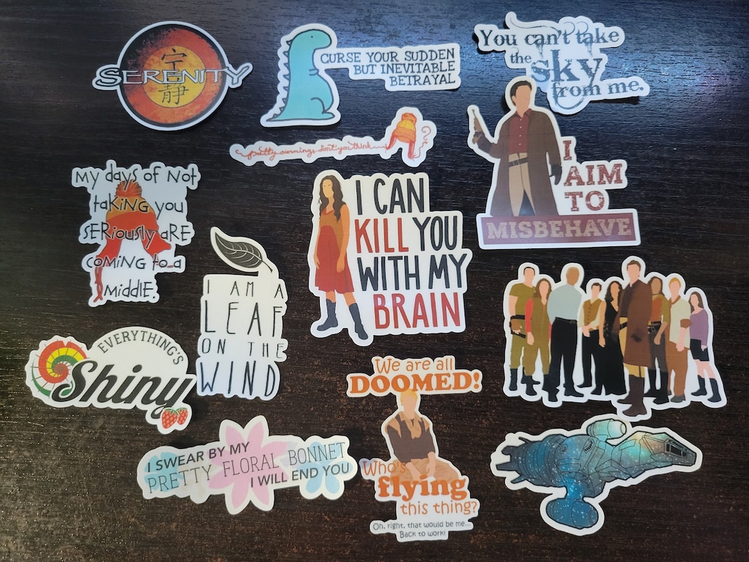 Firefly Inspired Sticker Set - Etsy